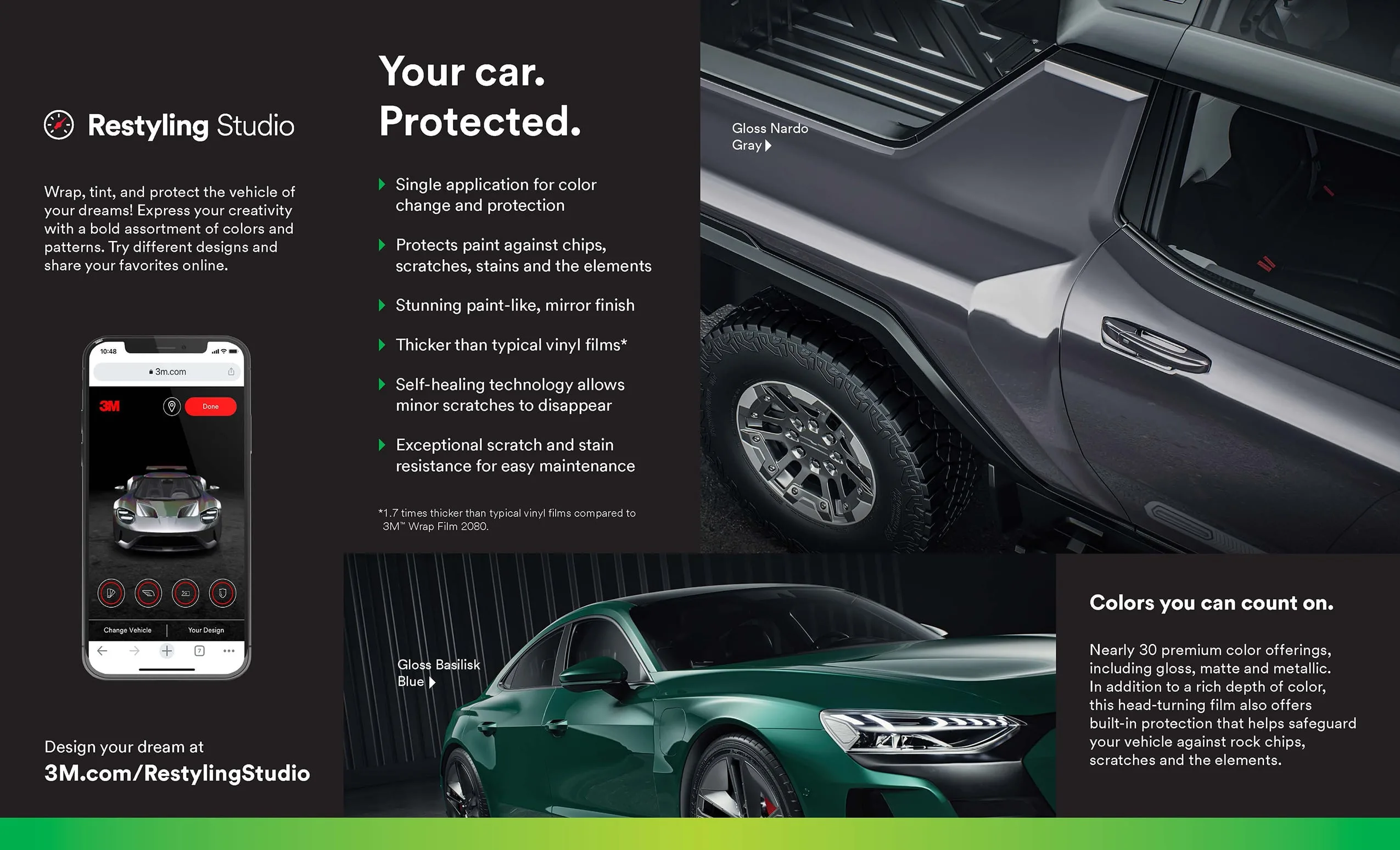 Introducing 3M™ Protection Wrap Film Color Series - Pro Tint of Orlando